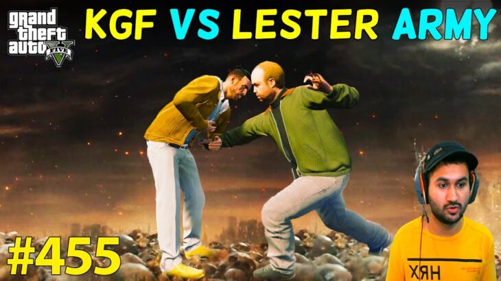 GTA 5 : KGF MOST POWERFUL PLAN KGF ARMY VS LESTER ARMY IN GTA5 | GTA V ...