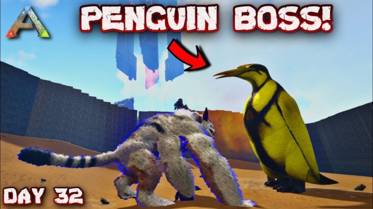 CELESTIAL FEROX VS PENGUIN BOSS ! | ARK Survival Evolved DAY 32 In ...