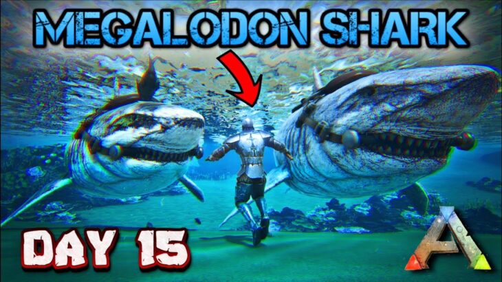 I FOUND THE MEGALODON SHARK ! | ARK Survival Evolved DAY 15 In HINDI ...
