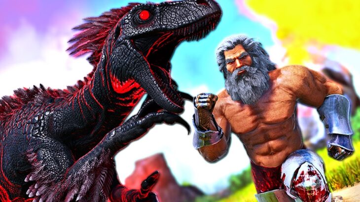 I Got Stuck Between a PRIMAL RAPTOR and a DEMONIC OVIS! | ARK MEGA ...