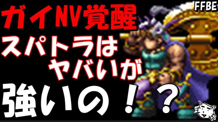 【FFBE】俺強いの！？壁なのに結構ダメ出せる！！ガイ性能レビュー！！【Final Fantasy BRAVE EXVIUS】【FF2】｜動画配信者支援ブログ