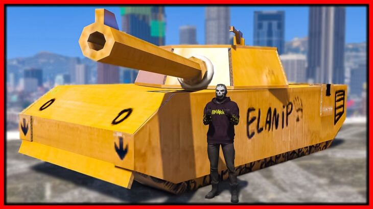 GTA 5 RP – I Build Cardboard Tank & Destroyed Cops｜動画配信者支援ブログ