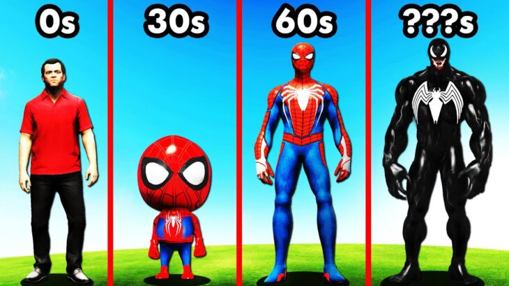 SPIDERMAN SHAPESHIFT Every 30 SECONDS In GTA 5｜動画配信者支援ブログ