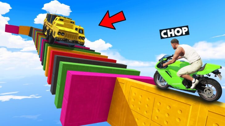 GTA 5 MOST INSANE BIKE PARKOUR CHALLENGE EVER WITH CHOP｜動画配信者支援ブログ
