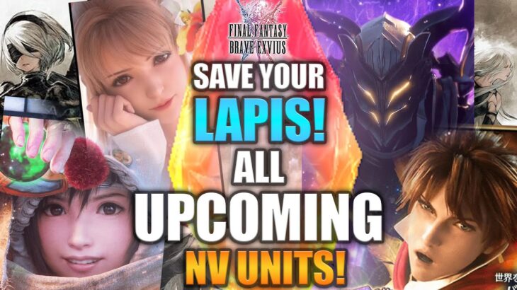 All Upcoming Neo Vision Units! | Final Fantasy Brave Exvius – Volume 8 ...
